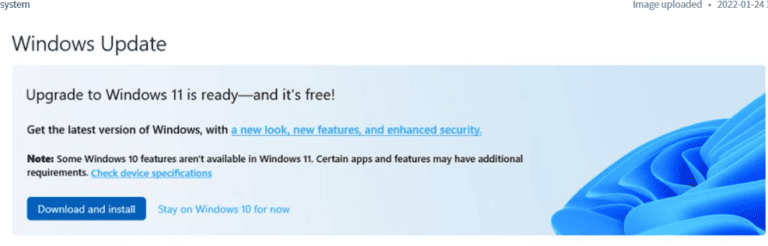 "Upgrade to Windows 11" say Microsoft pop-ups - Datamills
